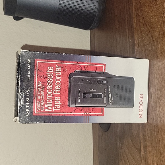 optimus | Other | Optimus Microcasette Tape Recorder | Poshmark